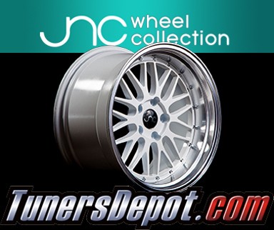 JNC Wheels - 17 JNC005 White Machined Lip Rim - 4X100/4X114.3 - 17X8.5 ...