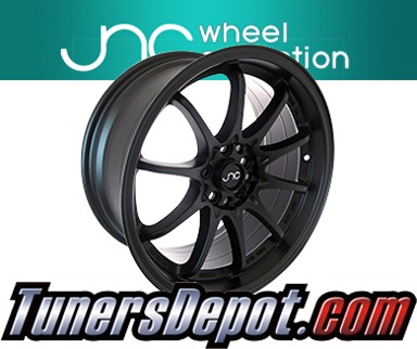 JNC Wheels - 17 JNC006 Matte Black Rim - 4x100/4x114.3 - 17x8 inch 1 ...