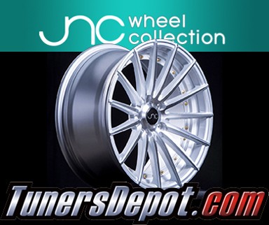 JNC Wheels - 18 JNC042 Silver Machined Face Gold Rivet Rim - 5x114.3 ...